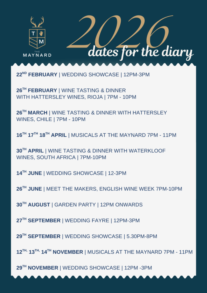 Upcoming Events in 2026 - The Maynard